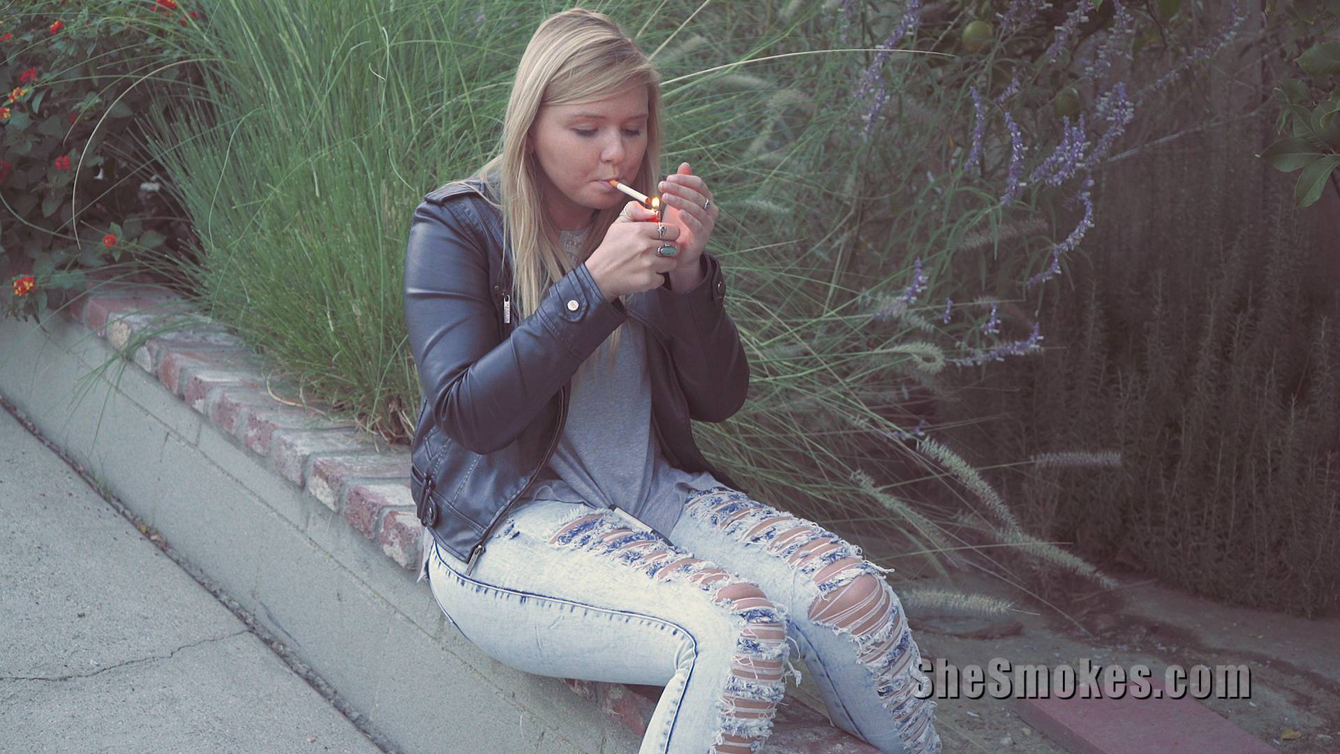 She Smokes